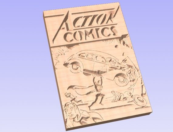 Action Comics SVG V-Carve Pattern – Maker Patterns