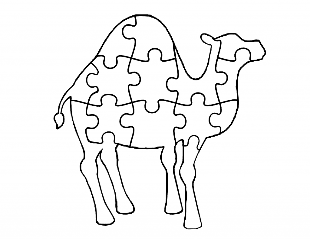 Camel puzzle pattern – Maker Patterns
