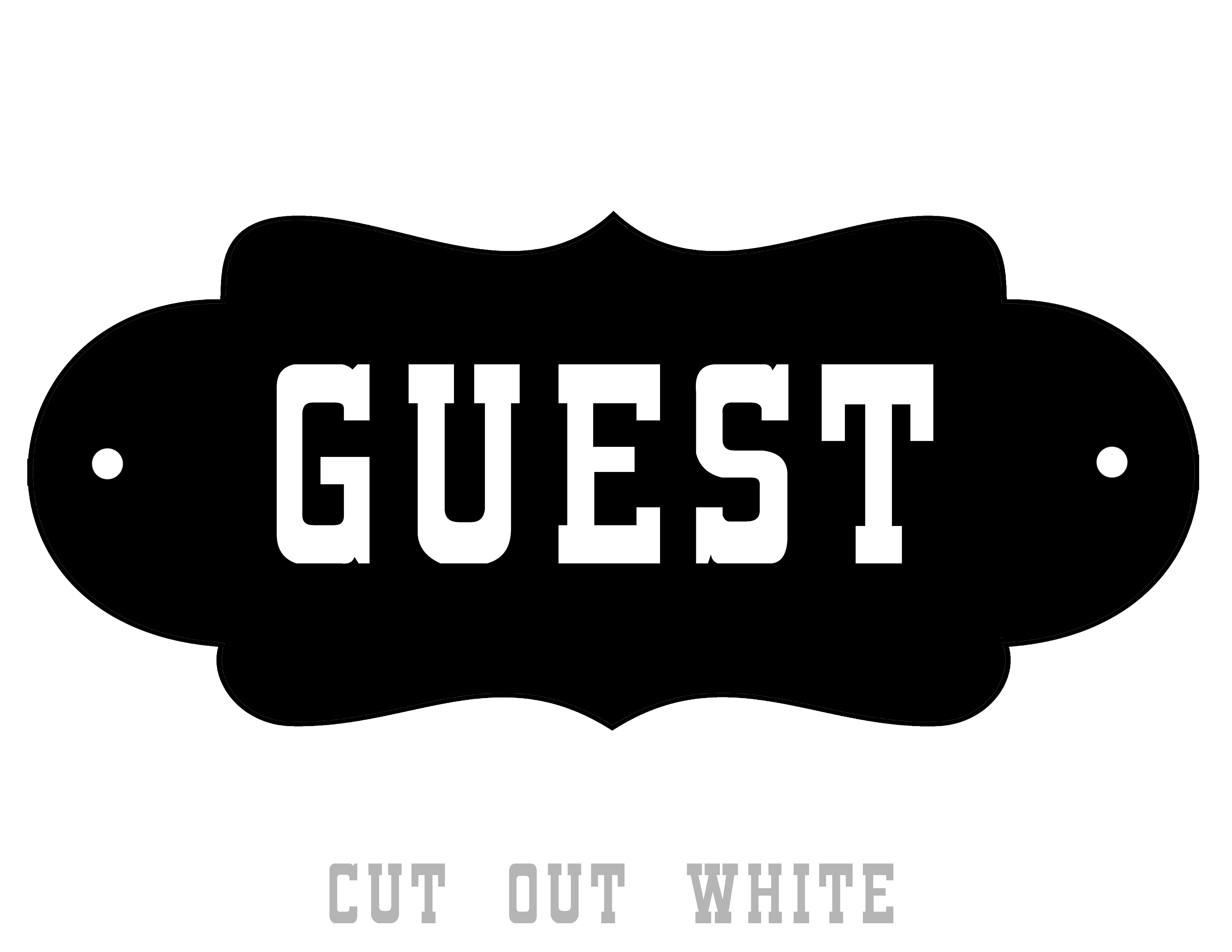 Guest sign pattern – Maker Patterns