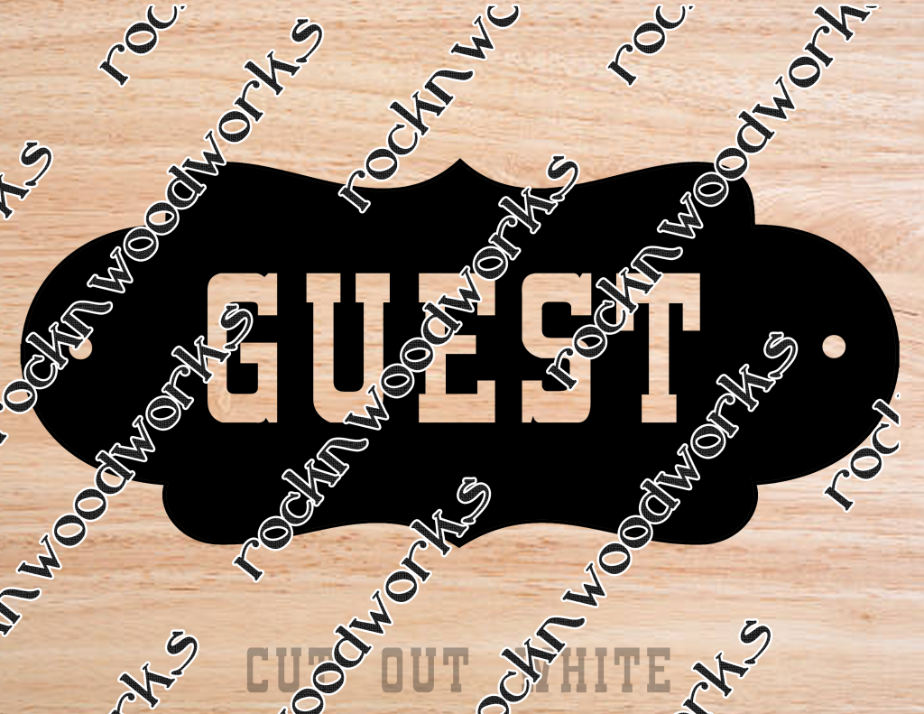 Guest sign pattern – Maker Patterns