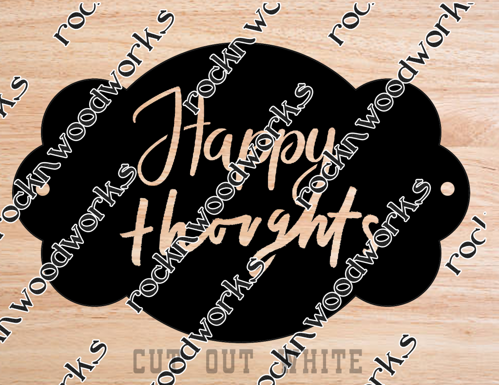 Happy thoughts sign pattern – Maker Patterns