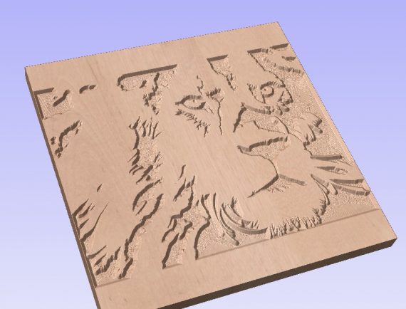 Lion SVG CNC Pattern – Maker Patterns