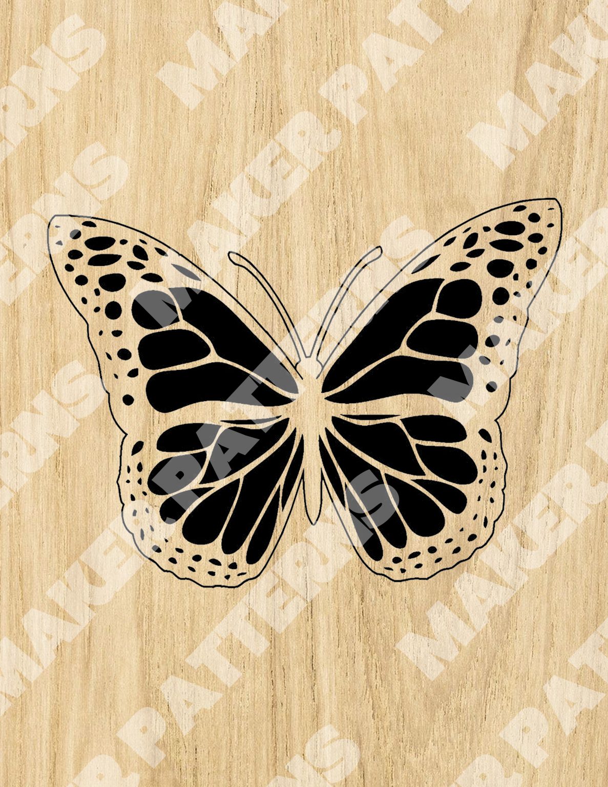 Butterfly Scroll Saw Pattern – Maker Patterns